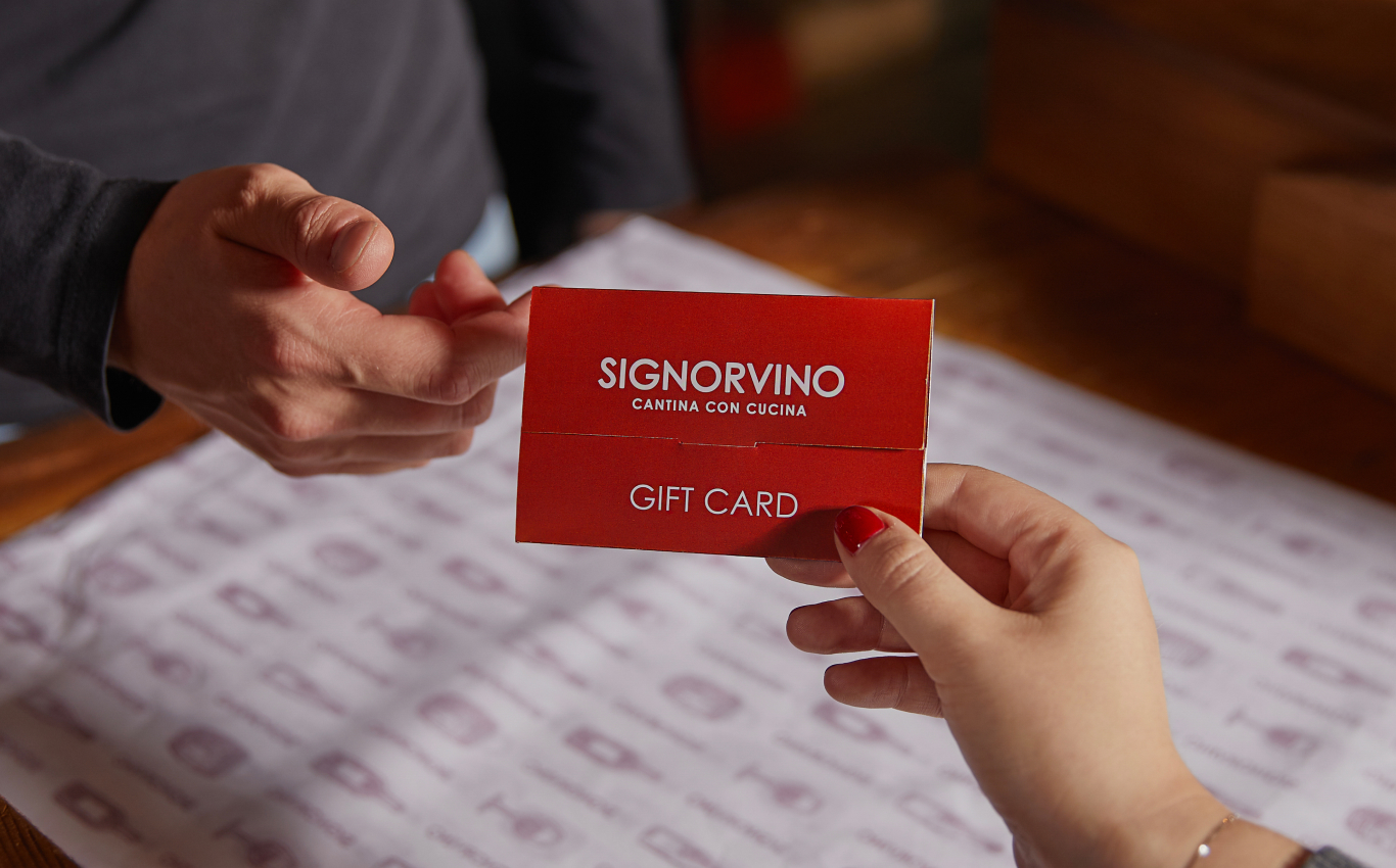 Signorvino: Gift Card Elettronica